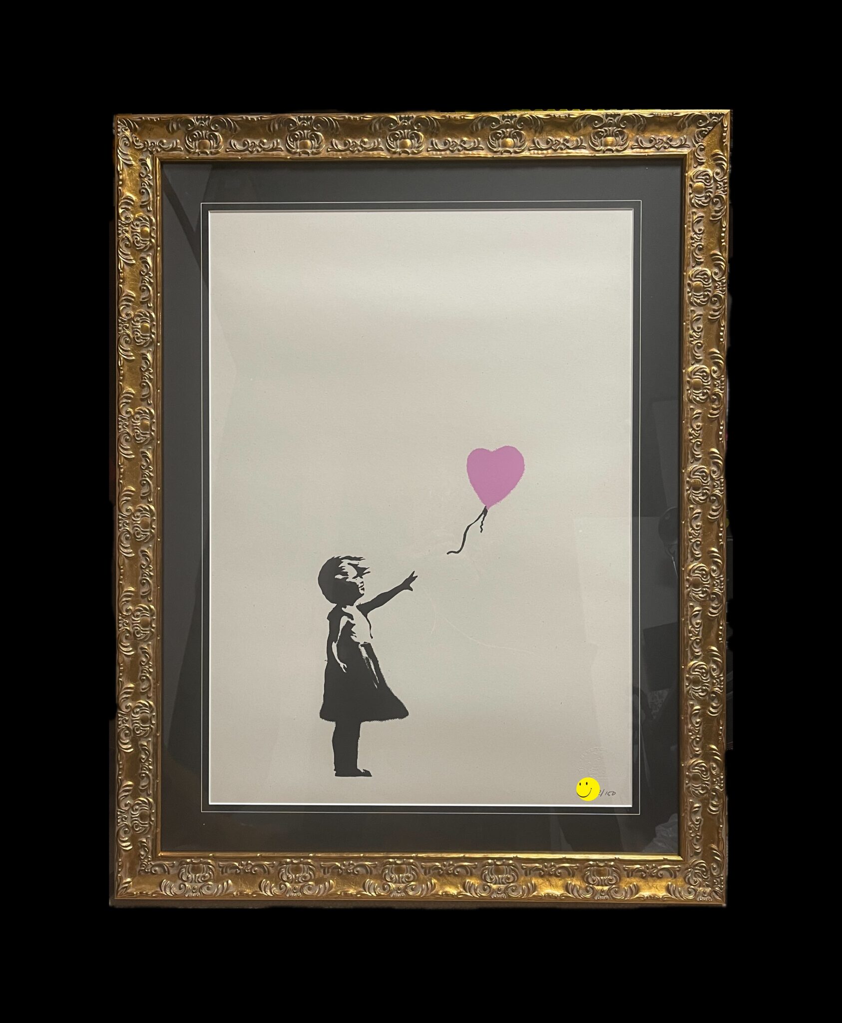 WCP版 BANKSY Girl with balloon,PINK 特別限定エディションVer. | AGYO Gallery